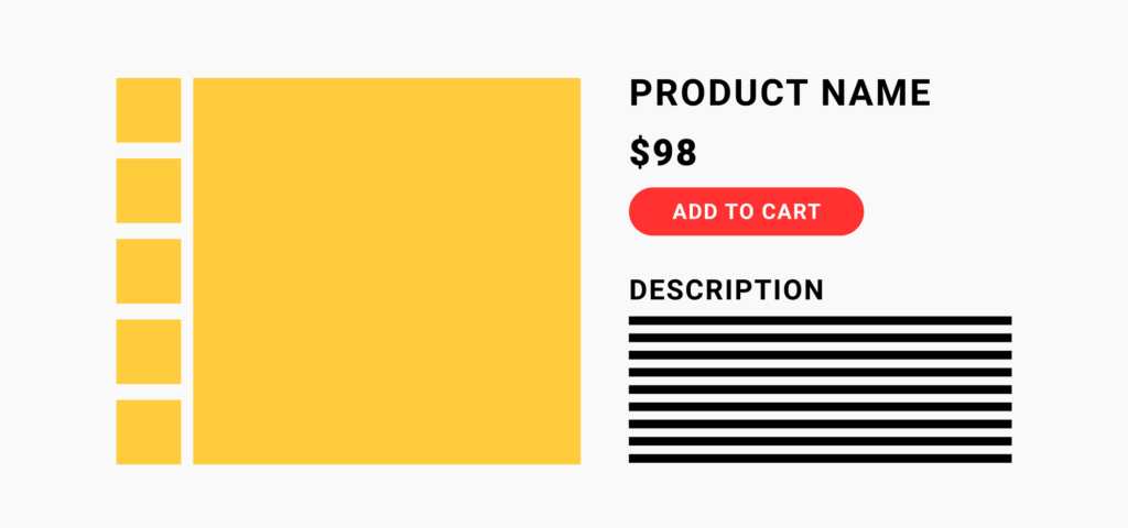 Unique Product Page Layout